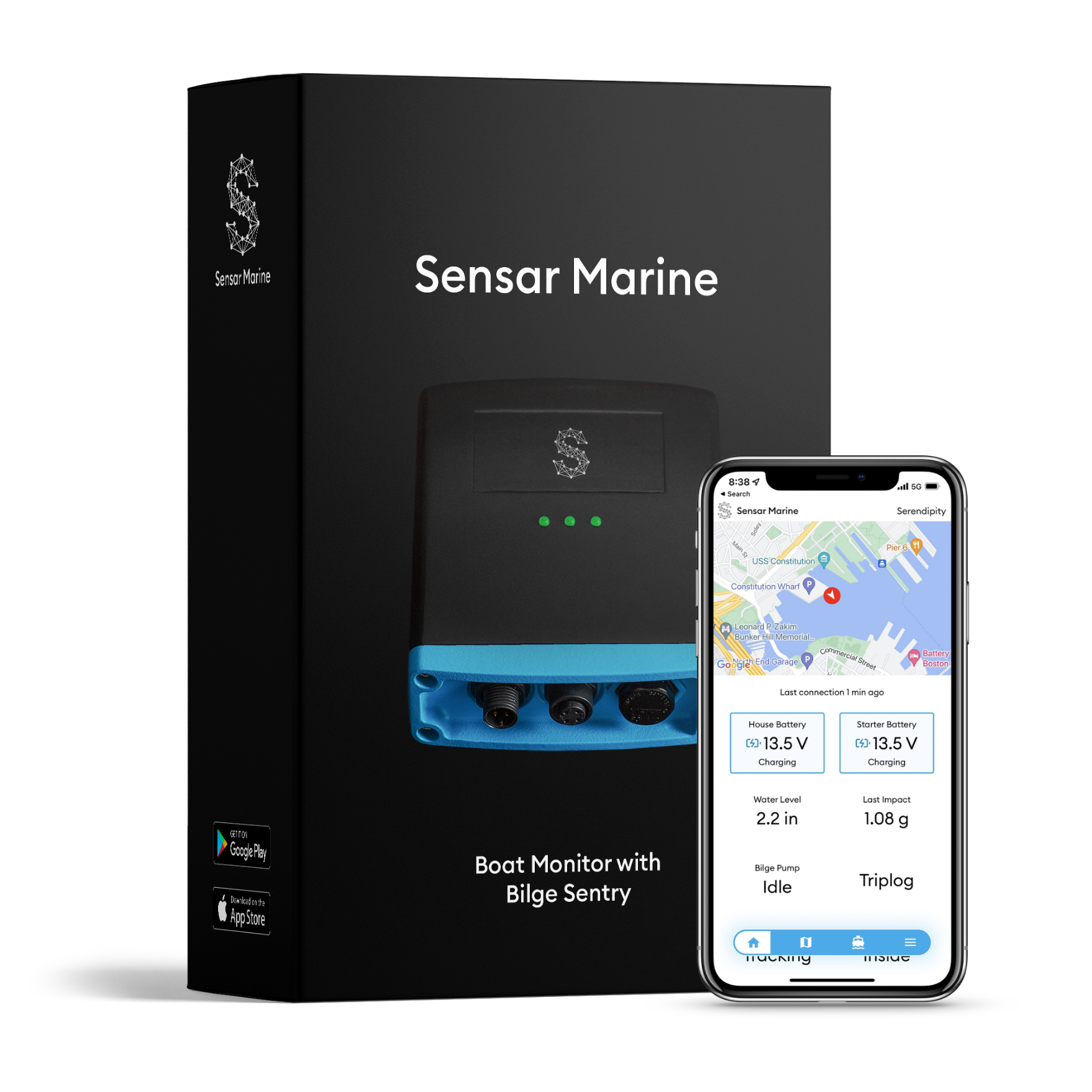 Boat Monitor with Bilge Sentry | Sensar Marine